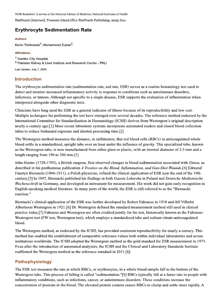 Esr | PDF