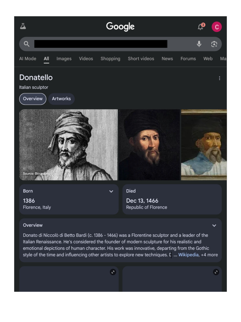 Donatello: Facts and Full Name | PDF | Renaissance | Florence