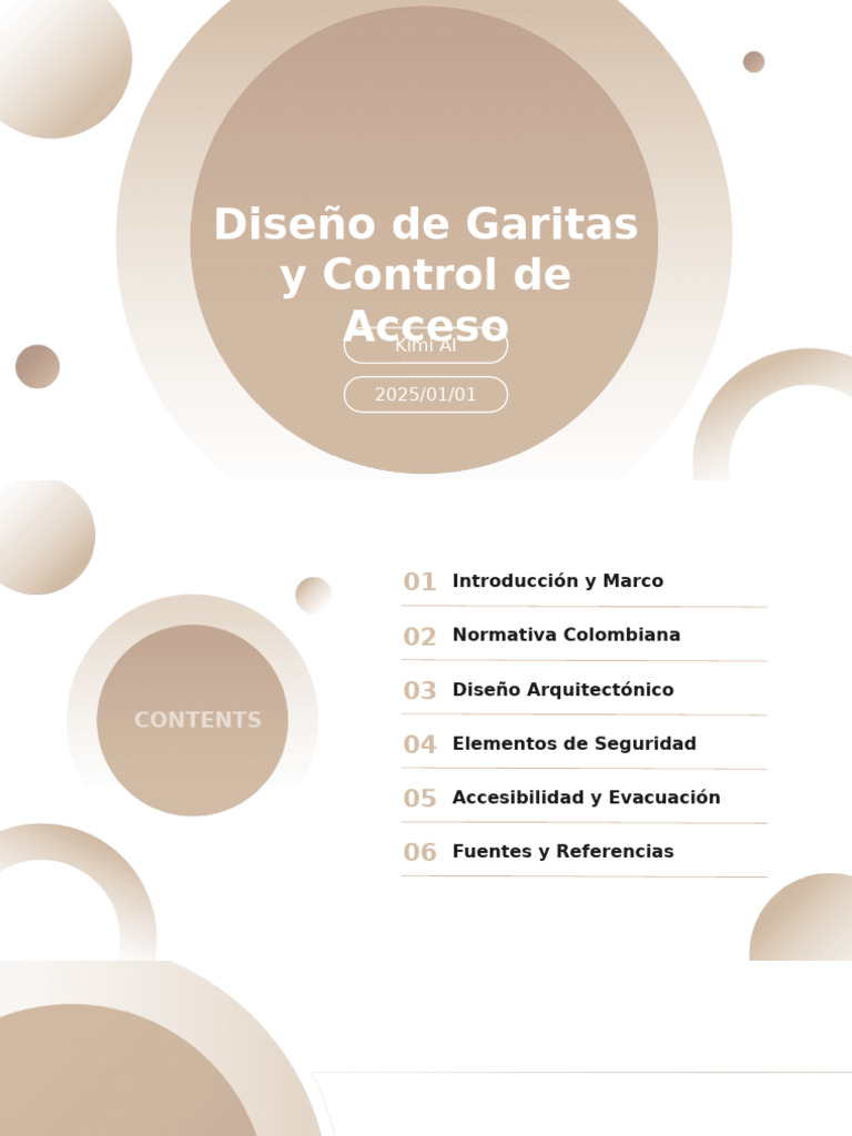 Diseño de Garitas y Control de Acceso | PDF | Accesibilidad | Diseño