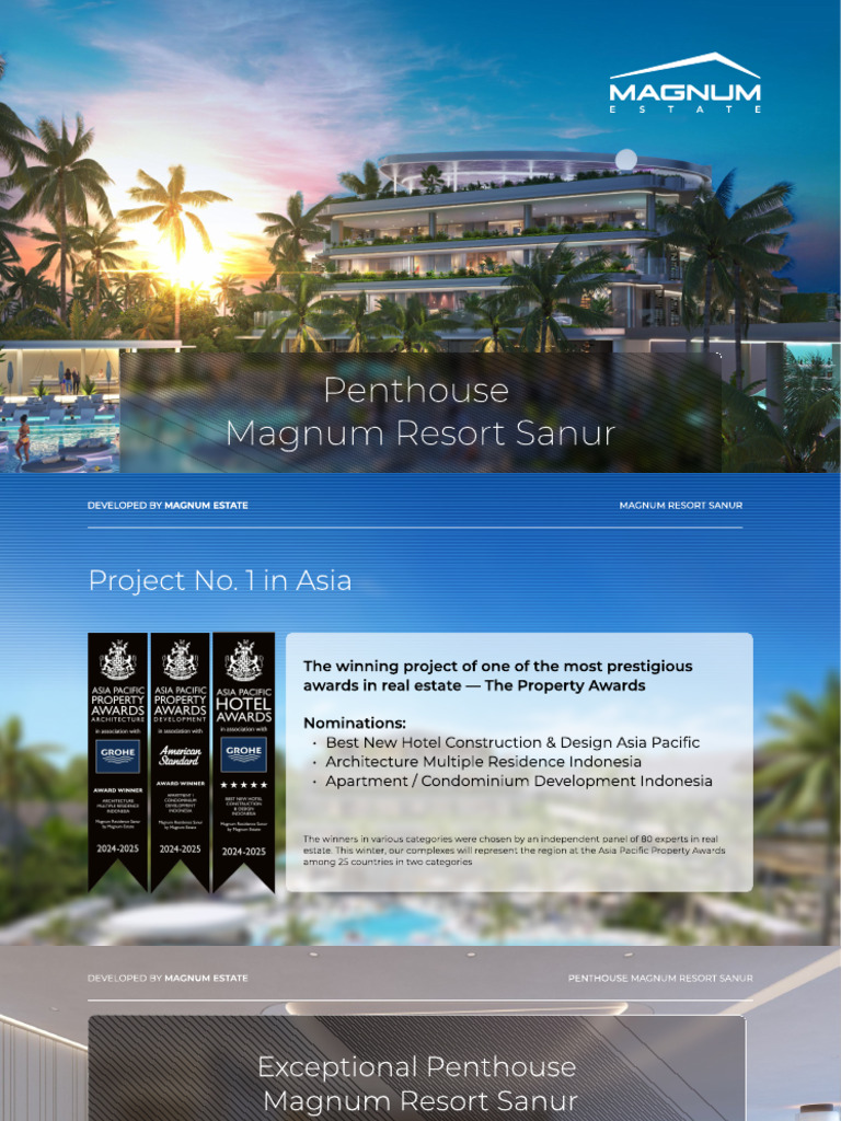 Penthouse Magnum Resort Sanur ENG | PDF | Bedroom | Apartment