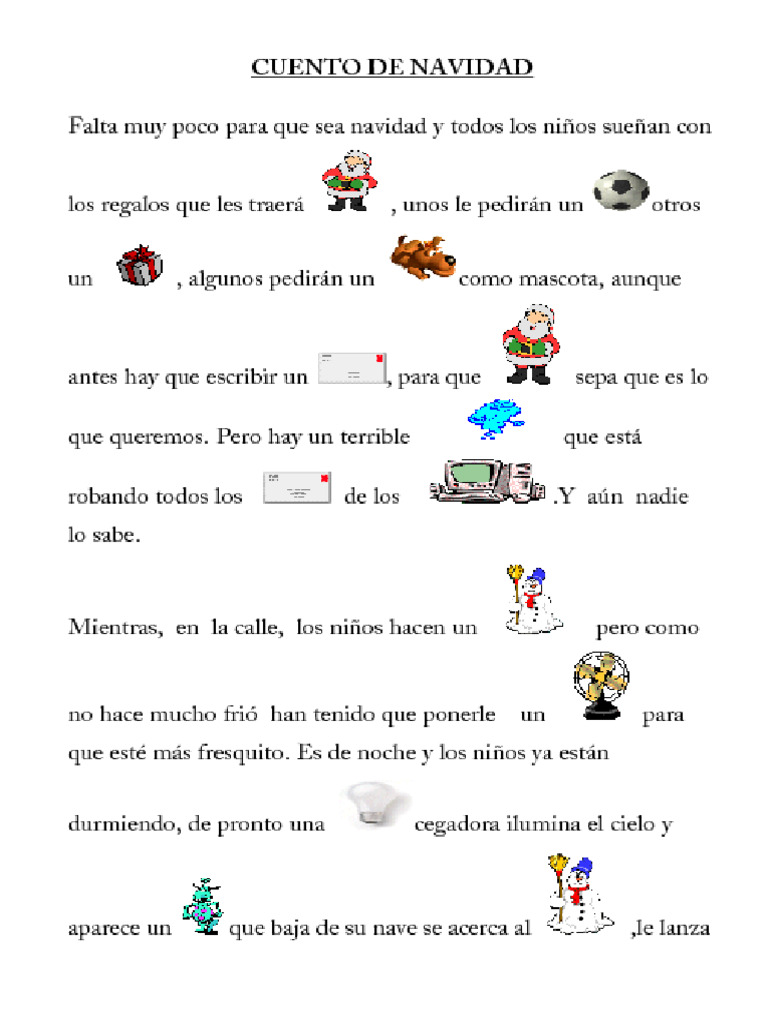 Cuento Con Pictogramas | PDF