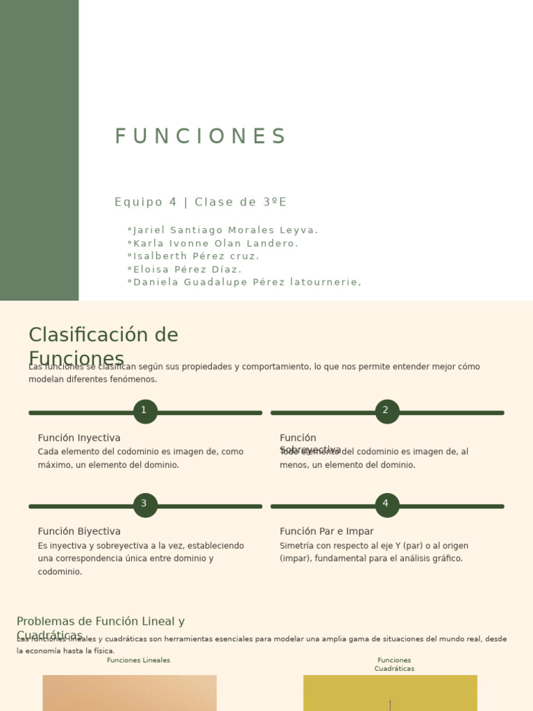 FUNCIONES - PPTX 20250915 203328 0000 | PDF | Función (Matemáticas) | Conceptos matemáticos