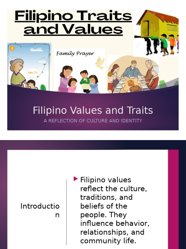 Key Filipino Values and Traits Explained | PDF