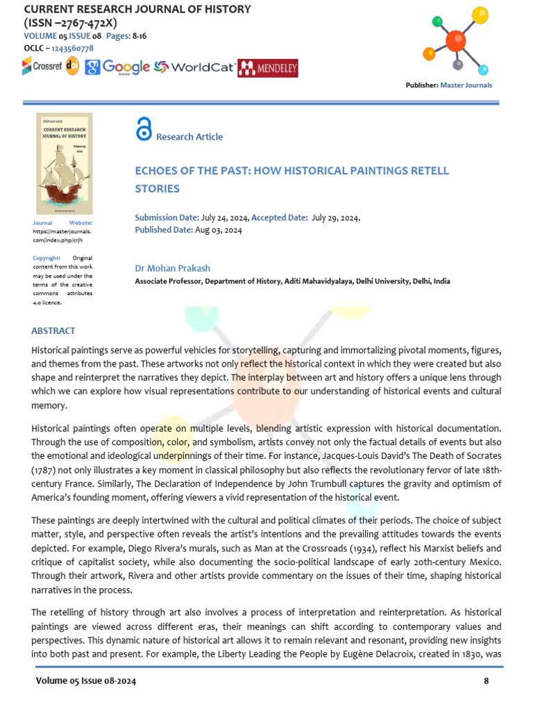 Echoes of The Past - How Historical Paintings Retell Stories | PDF ...