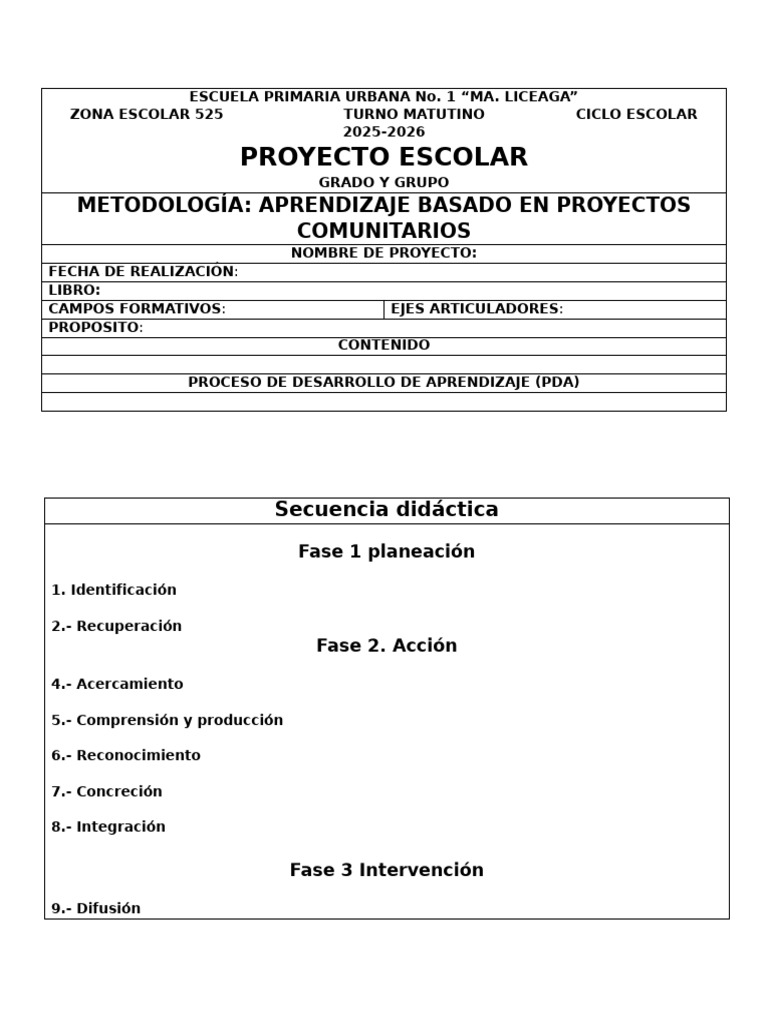 Proyectos Comunitarios Lenguajes | PDF