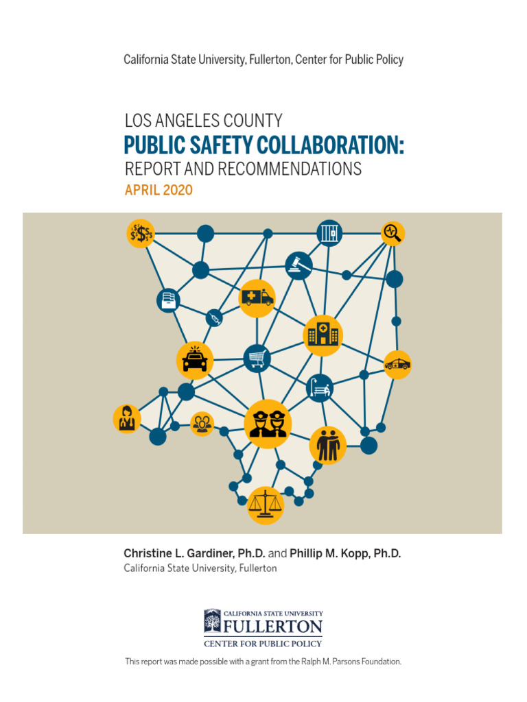 LA County Public Safety Collaboration Report | PDF | Homelessness ...