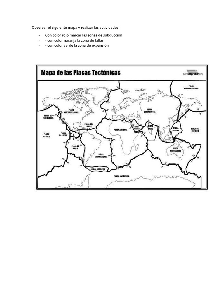 Actividad Placas Tect-Nicas | PDF