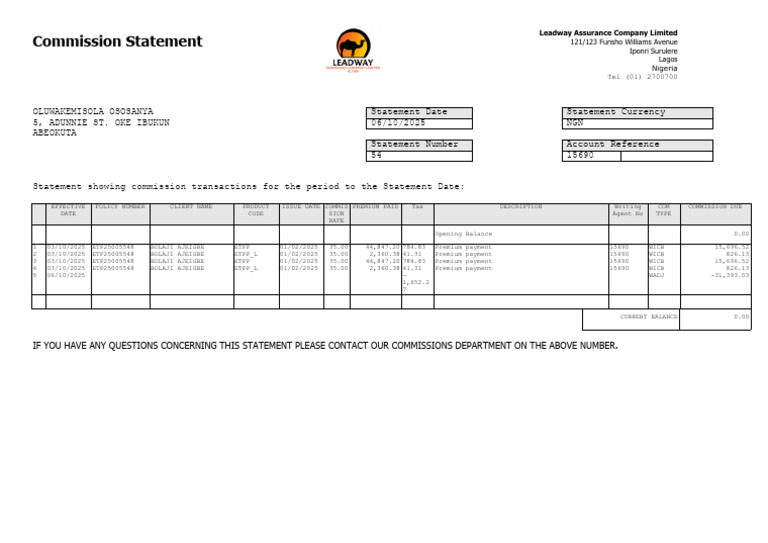 Commission+Statement 2109862066044 0373 | PDF | International Trade ...