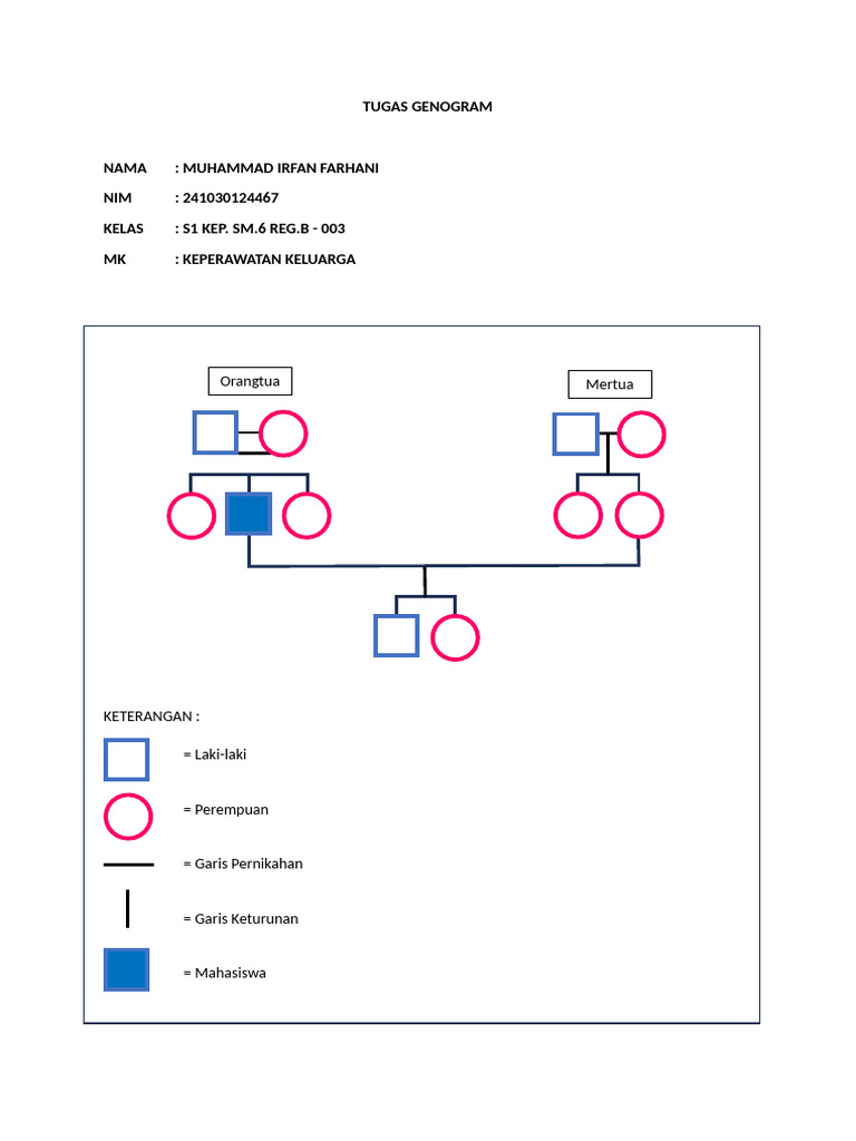 Tugas Genogram | PDF