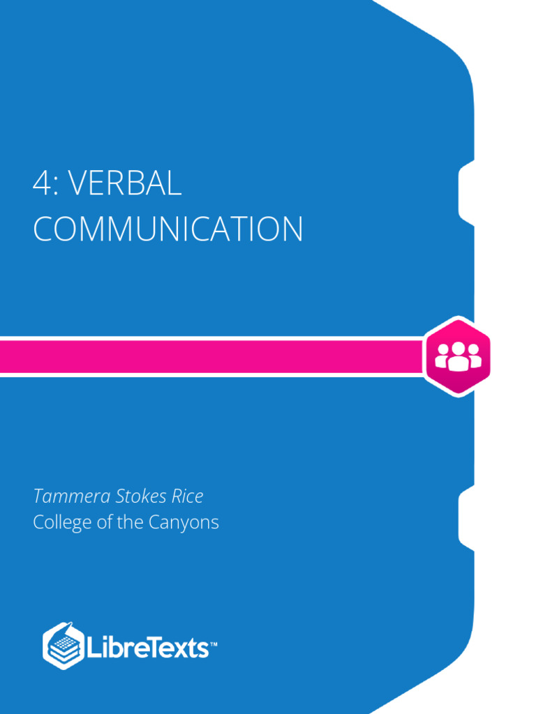 Chapter 4 Verbal Communication | PDF | Semantics | Communication