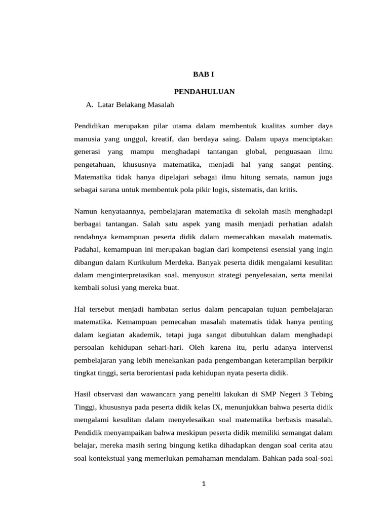 Isi Proposal | PDF