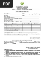 Fauji Foundation Stipend Application Form | PDF