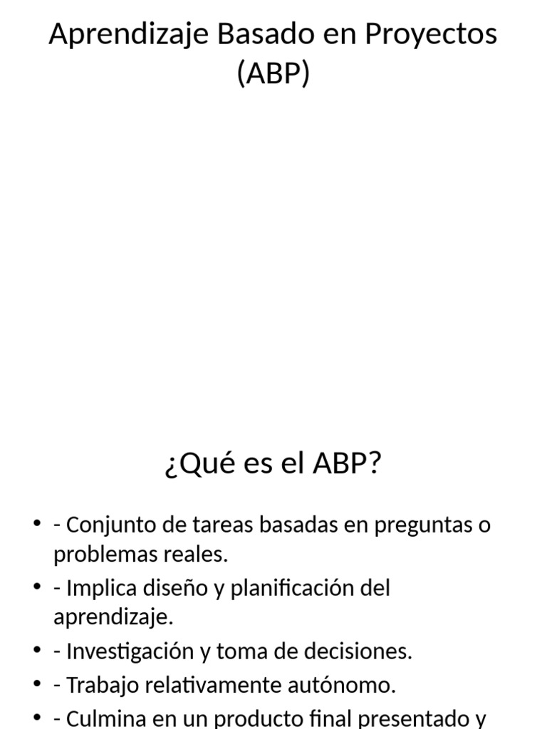 ABP Presentacion | PDF