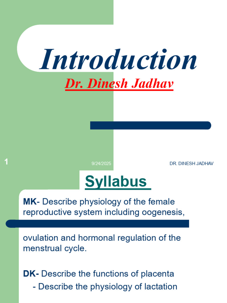 Female Reproductive System Physiology | PDF | Menstrual Cycle ...
