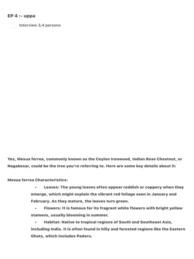 EP 4 - Uppa | PDF | Habitat Destruction | Botany