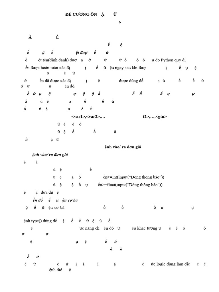 ĐỀ CƯƠNG ÔN GIỮA HK2 TIN HOC K11 NH 2022 - 2023 | PDF