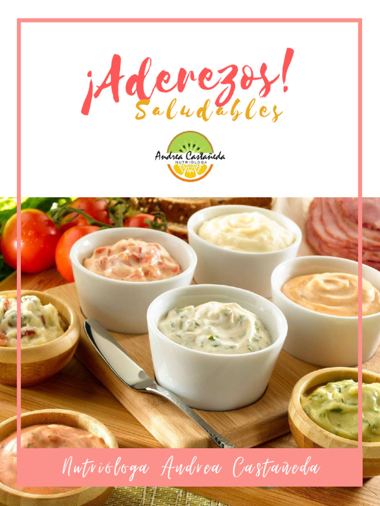 Aderezos Saludables | PDF | ensalada | Cilantro