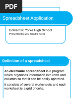 Excel Theory and Features Overview | PDF | Spreadsheet | Microsoft Excel