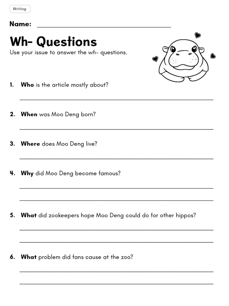 World’s Cutest Hippo Activities | PDF