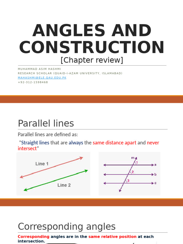 Understanding Angles in Construction | PDF