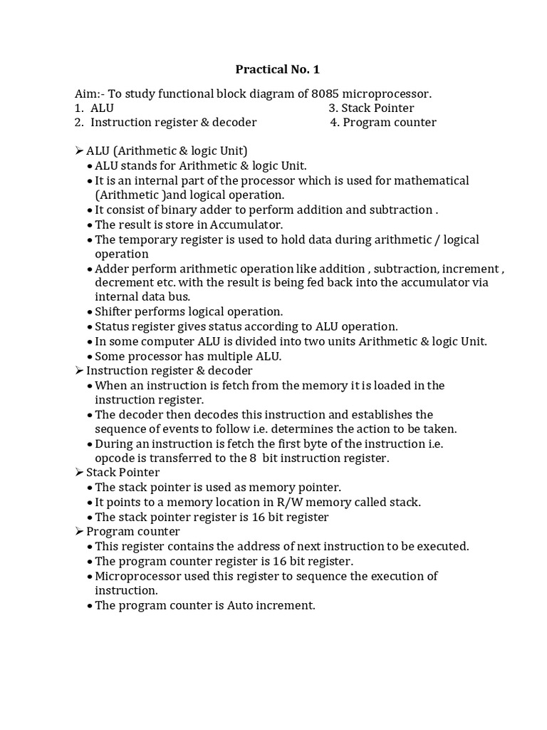 Computer Science Paper 2 Practical 12th | PDF | Central Processing Unit | Pointer (Computer ...
