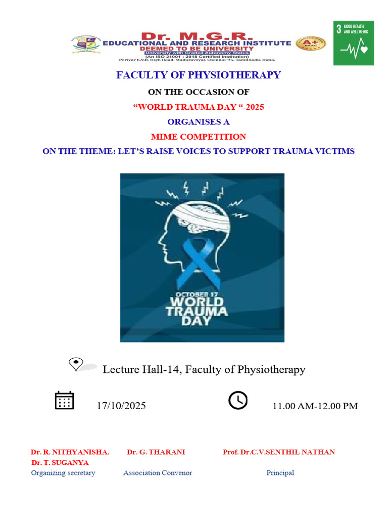 Invitation Trauma Day New Edited | PDF