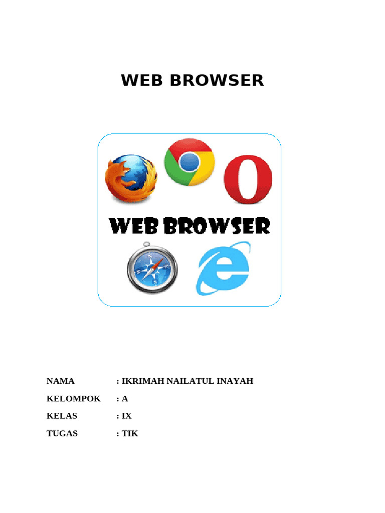 Fungsi dan Manfaat Web Browser | PDF