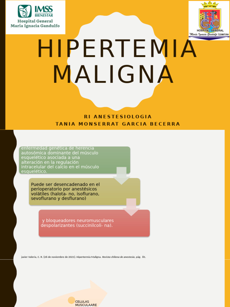 Hipertermia Maligna | PDF | Enfermedades y trastornos | Fisiología