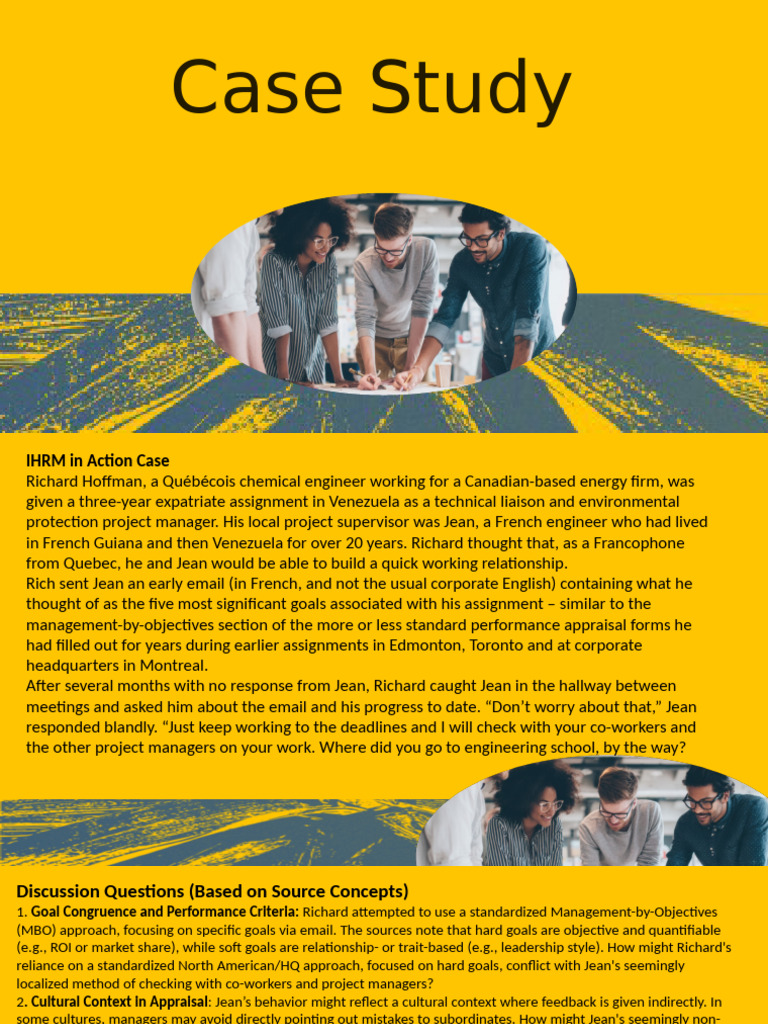 Case Study Chapter 1 Global HR | PDF | Performance Appraisal | Social ...