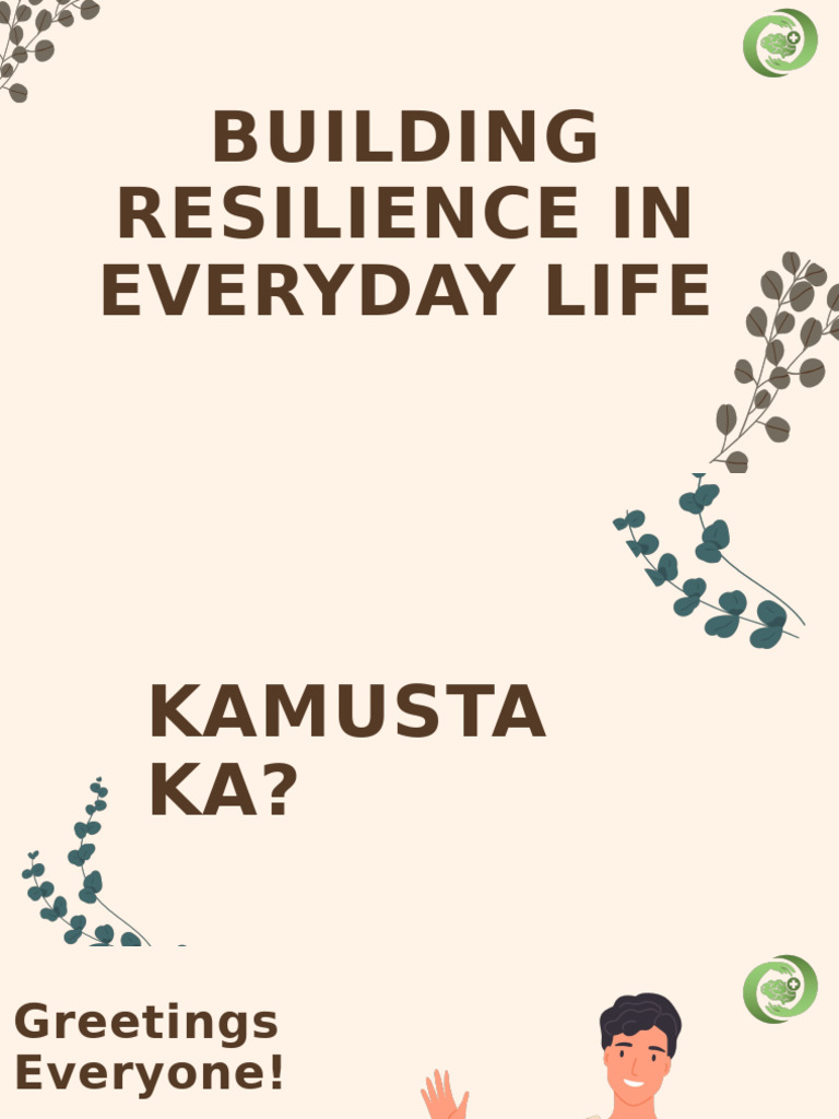 SLAC - Building Resilience in Everyday Life SY 24-25 | PDF
