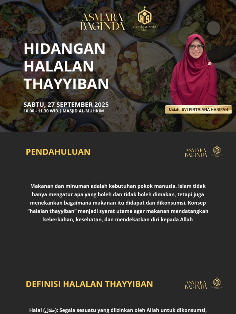 Arti Halalan Thayyiban dalam Islam | PDF
