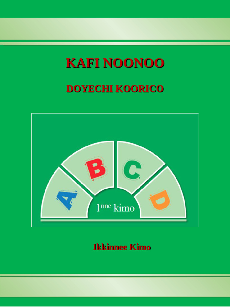Kafi Noonoo: Doyee Koorico Guide | PDF