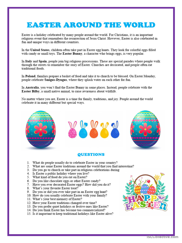 Easter Around The World | PDF