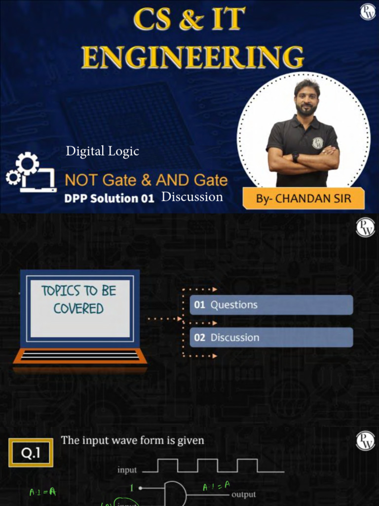 Logic Gate - DPP 01 Discussion Notes - Shreshth GATE 2025 Computer ...