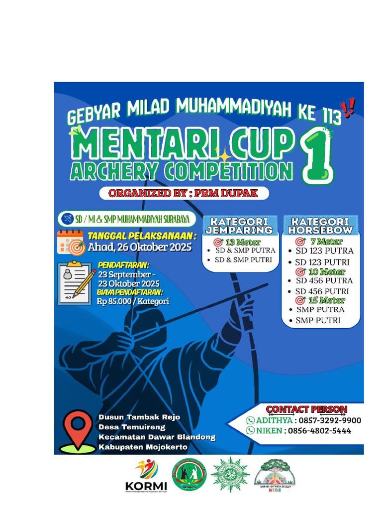 Contoh Proposal Kegiatan THB Mentari Cup | PDF