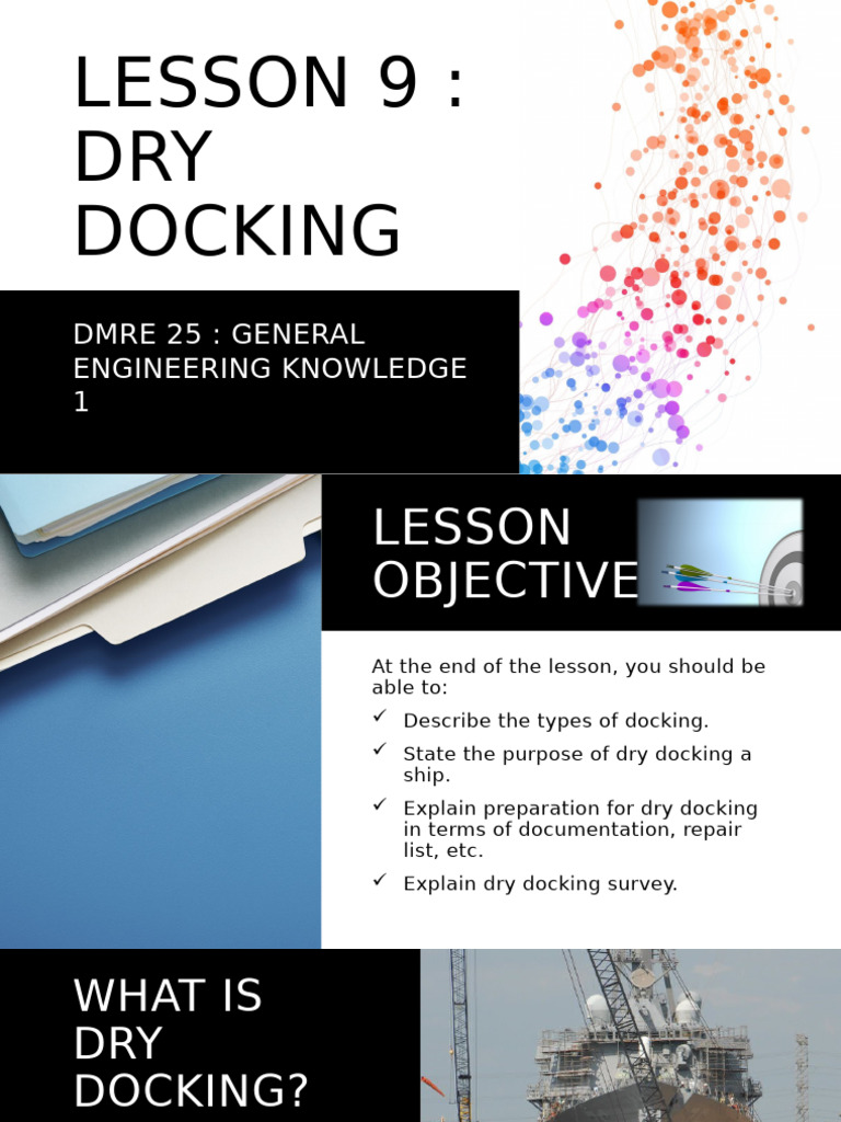 Dry Docking: Types and Procedures | PDF