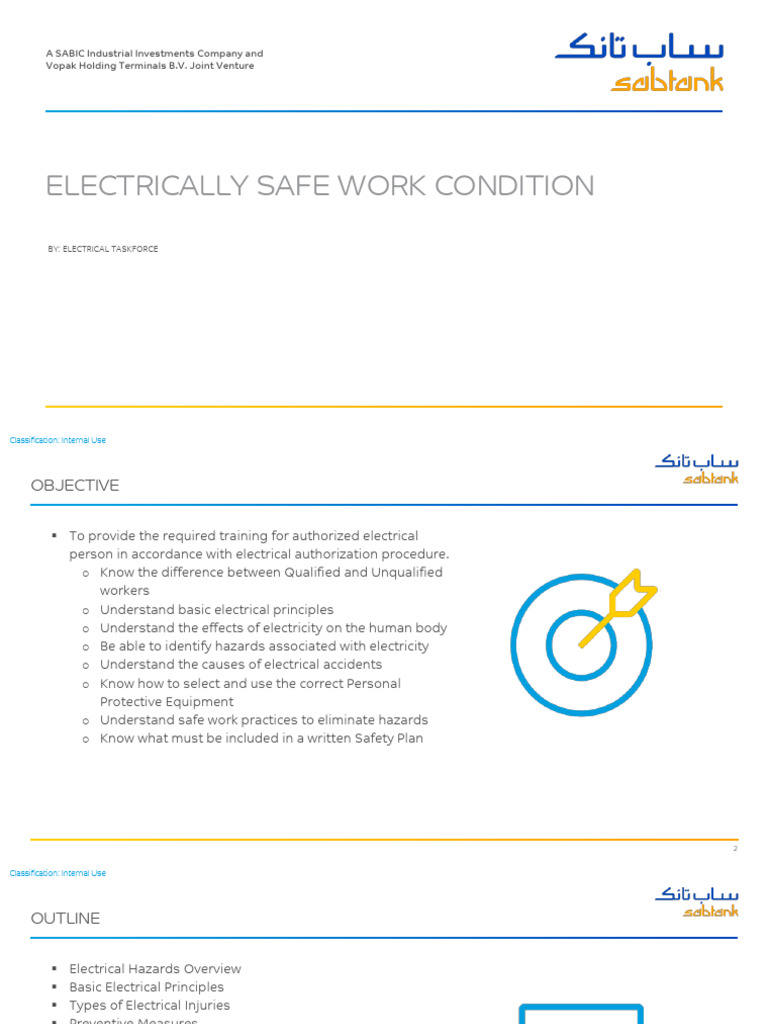Electrically Safe Work Condition | PDF | Electric Arc | Electromagnetism