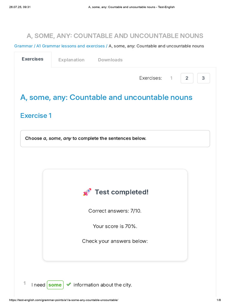Countable vs Uncountable Nouns Guide | PDF | Plural | Noun