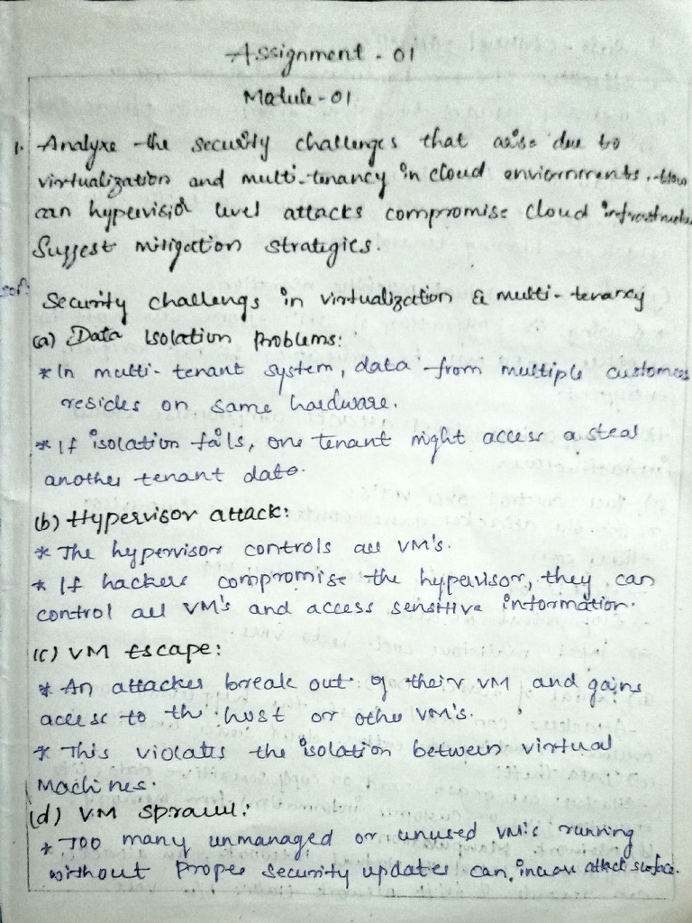 Cloud Security Assignment | PDF
