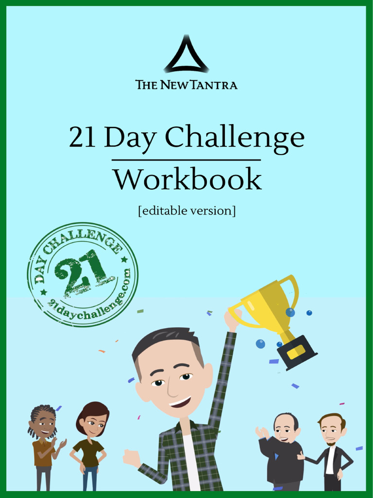21 Day Challenge Workbook EDITABLE | PDF