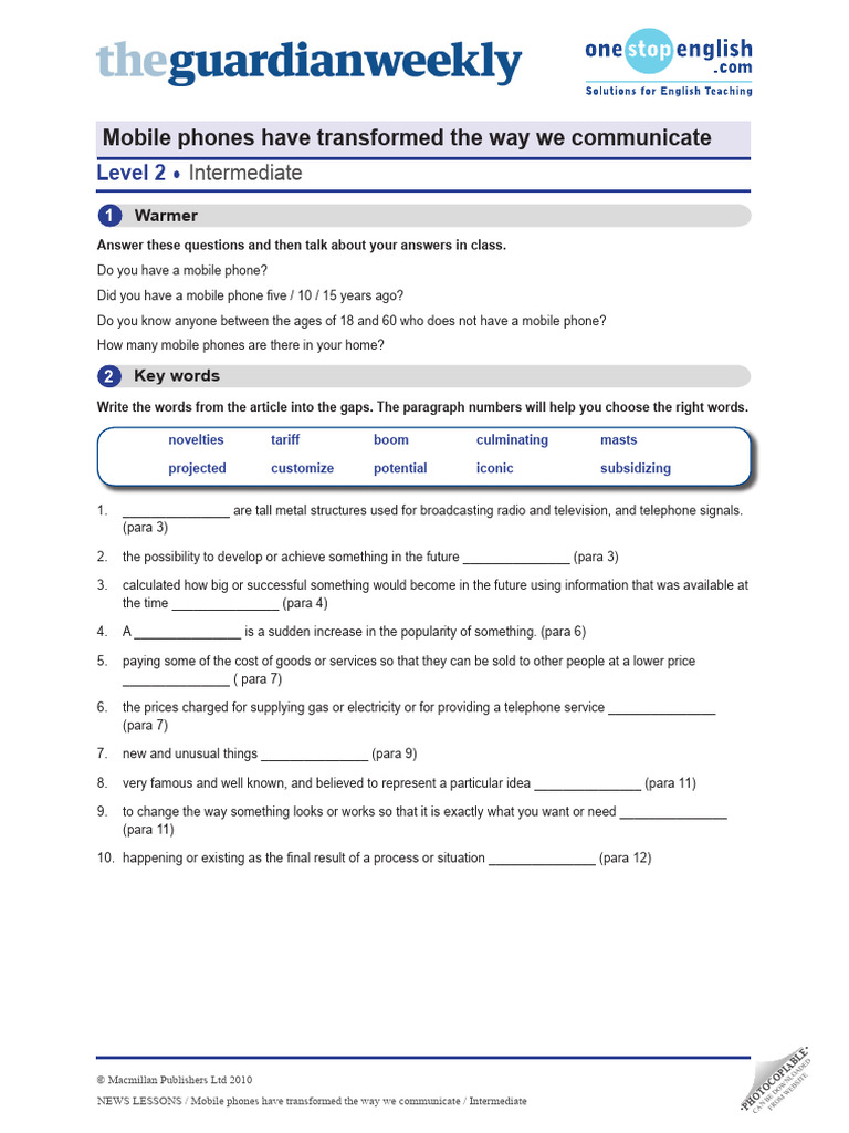 Mobile Phones: Communication Revolution | PDF | Telephone | Mobile Phones