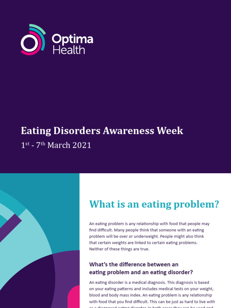 Eating Problems & Eating Disorders | PDF | Eating Disorder | Eating