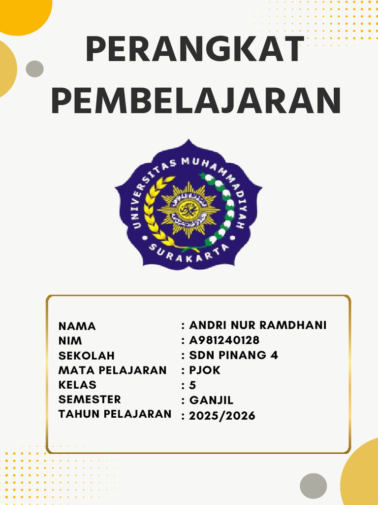 Modul Ajar - Andri Nur Ramdhani - A981240128 | PDF