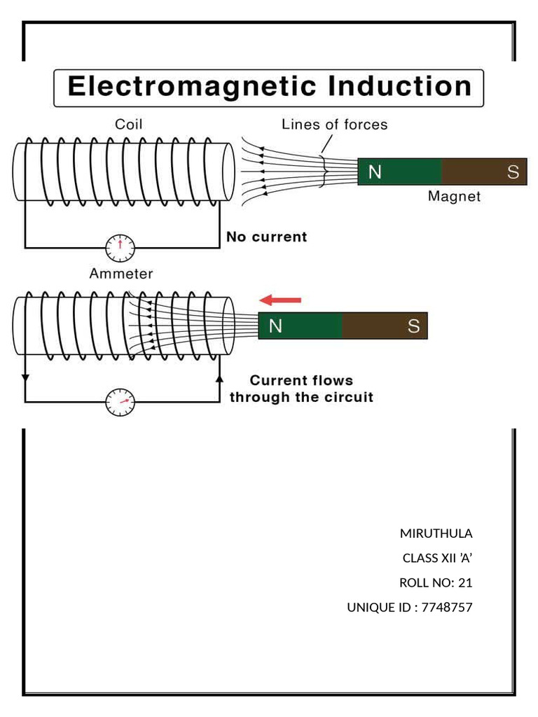 Electromagnetic Induction | PDF | Electromagnetic Induction | Transformer