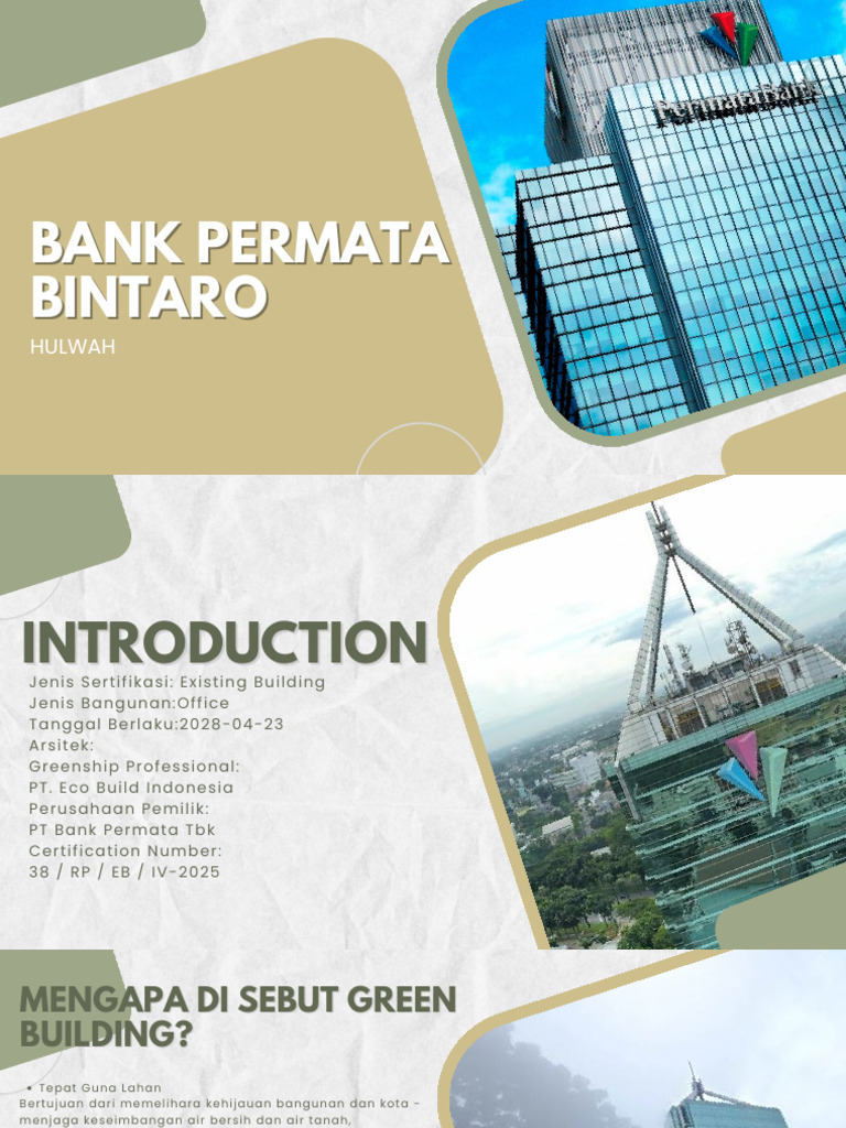 Bank Permata Bintaro - Hulwah | PDF