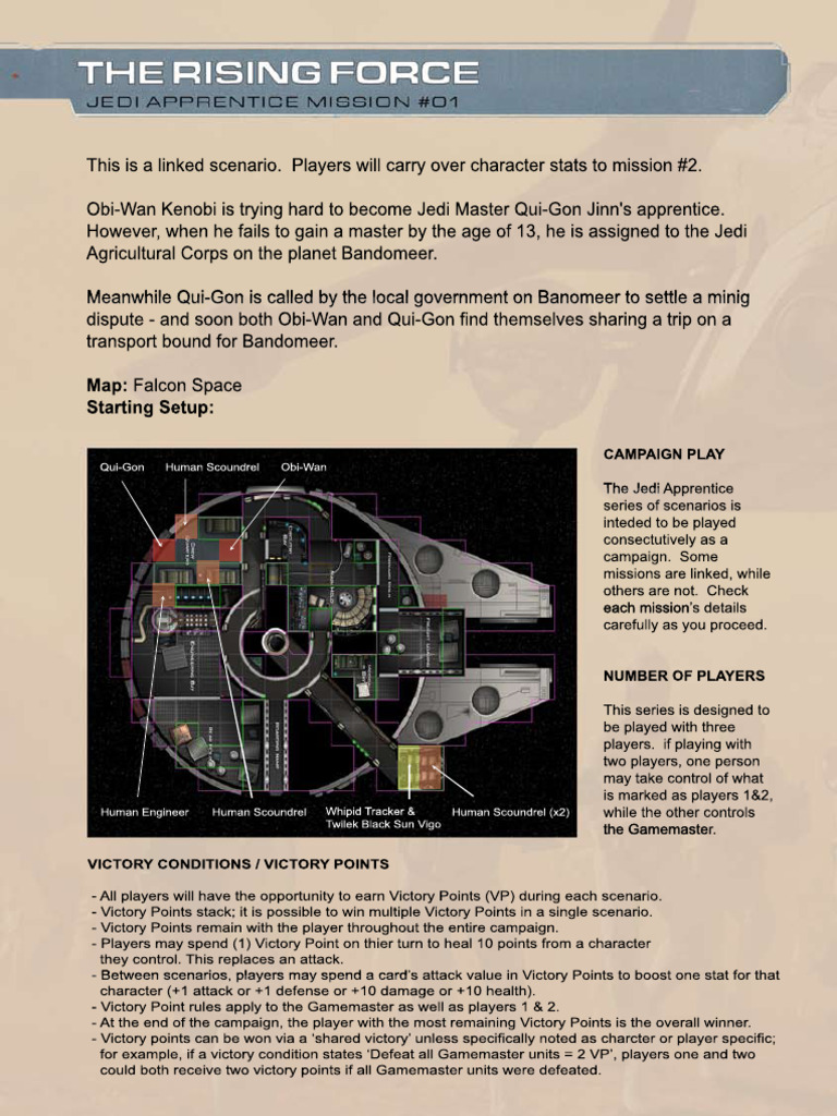 SWM Jedi Apprentice Campaign | PDF | Jedi | Star Wars