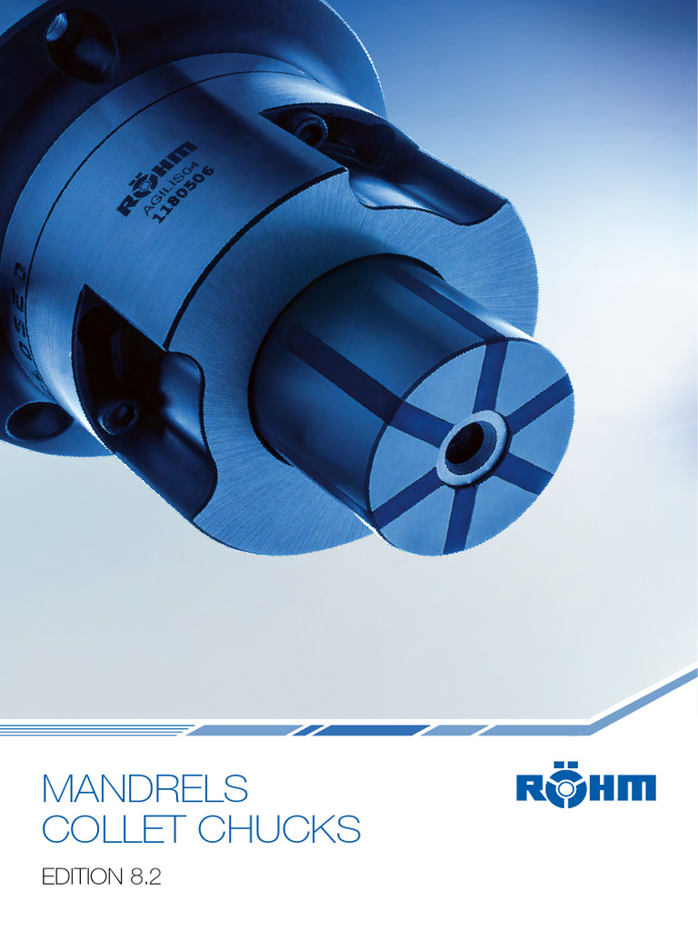 2503 04 E Mandrels and Collet Chucks Web en | PDF | Grinding (Abrasive ...
