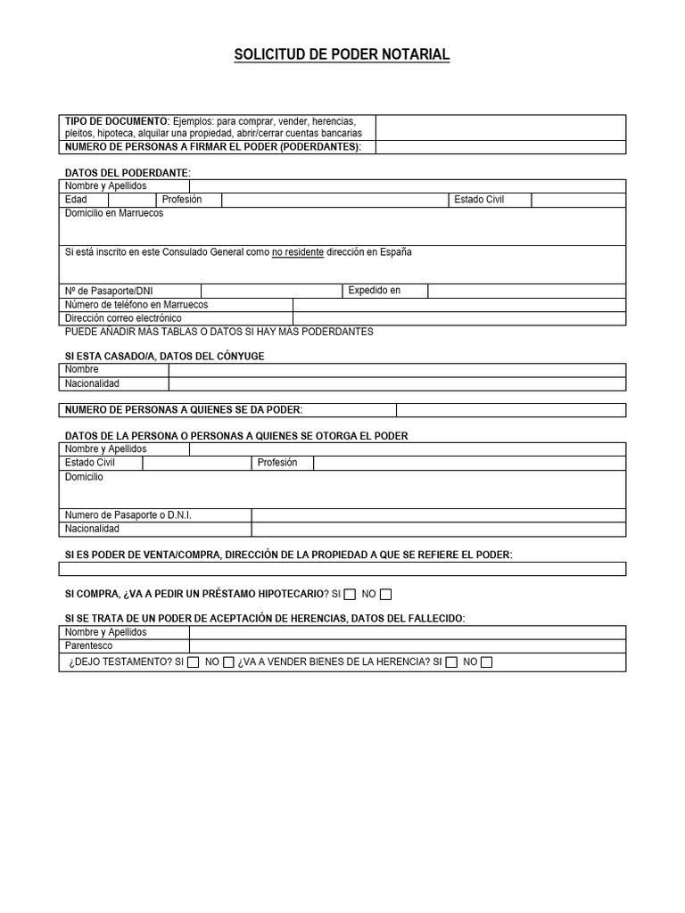 Poder Notarial | PDF