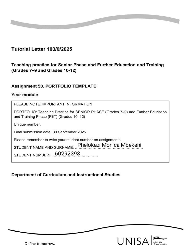 Tps2601 Portfolio | PDF