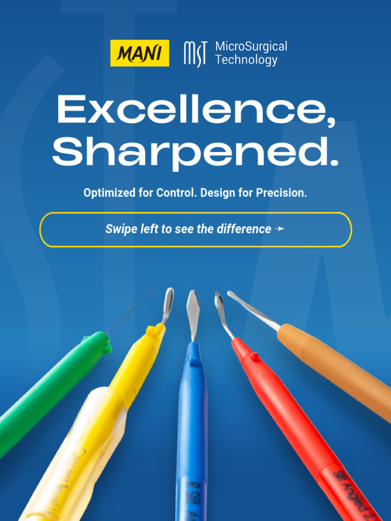 Excellence, Sharpened. MANI Knives Now Available! | PDF